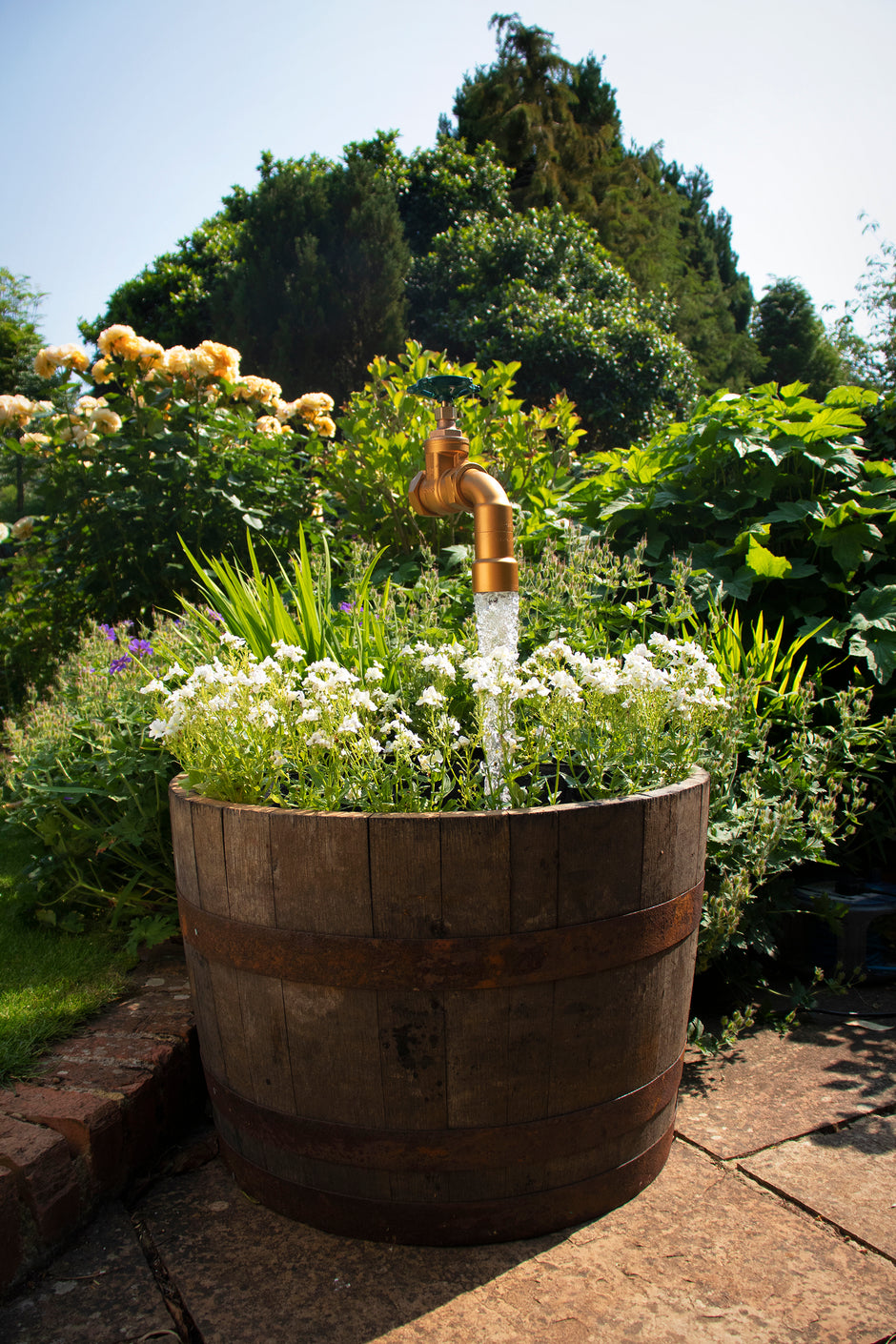 The Impossible Floating Tap | Garden Water Feature | UK Based