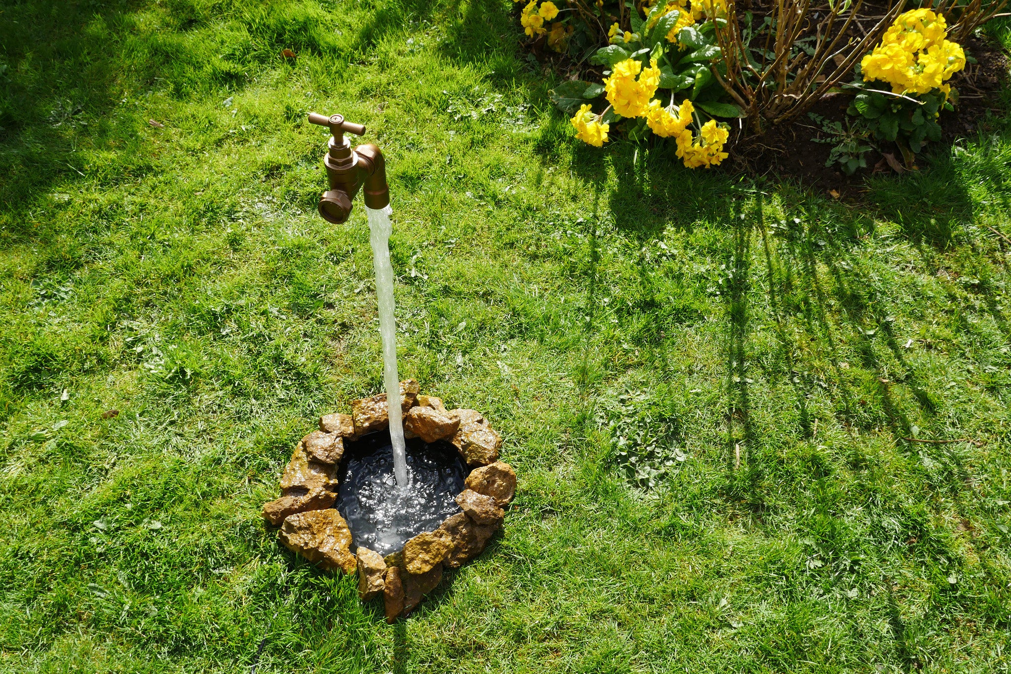 22mm Sunken Floating Tap Water Feature - FREE UK DELIVERY
